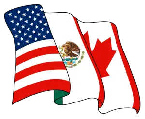 Flag Of North American Free Trade Agreement (NAFTA) - TheFlags.org
